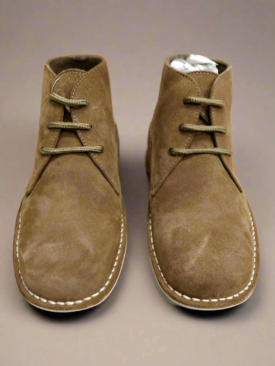 Mens Suede Desert Boots Classic Laced Sand Mod Casual Size 6 to 14 Des ...